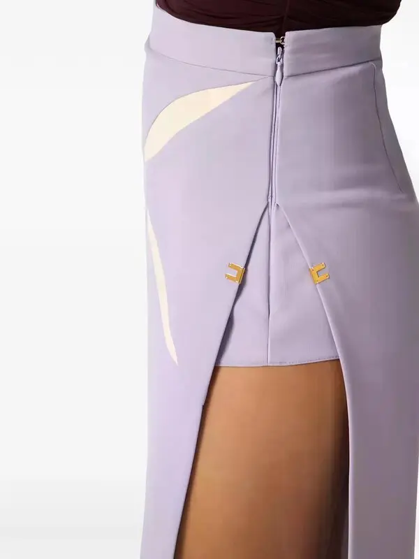 Elisabetta Franchi Split-detail Midi Skirt