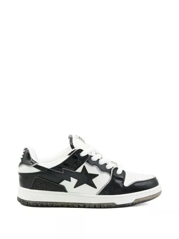 BAPE BLACK BY *A BATHING APE® Sk8 Sta Bold Patent Leather Sneakers