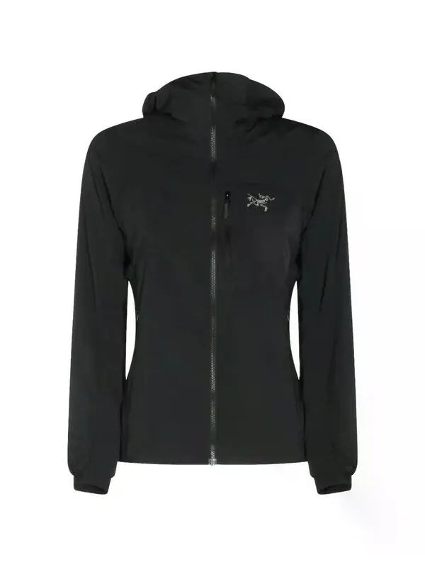 Arc'teryx Hooded Logo-embroidered Jacket - Black
