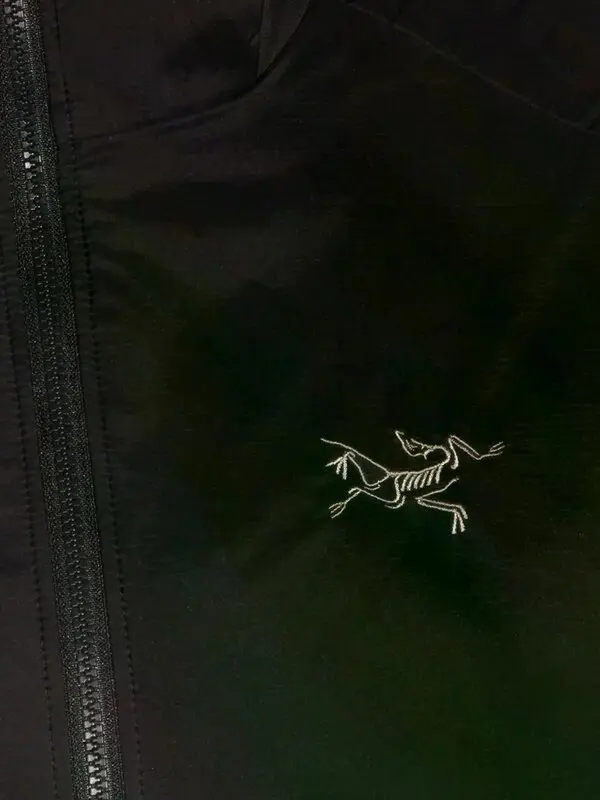 Arc'teryx Logo-embroidered Hooded Jacket - Black