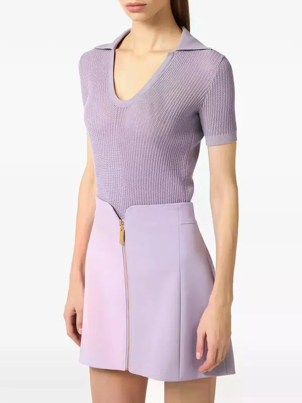 Elisabetta Franchi Ribbed-knit Top