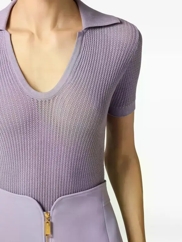 Elisabetta Franchi Ribbed-knit Top