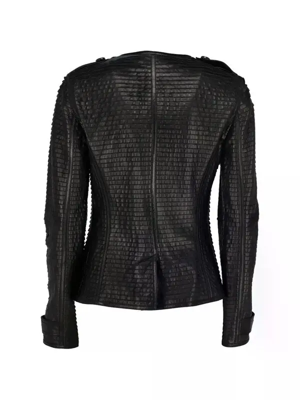 Burberry Tiered Asymmetric-zip Jacket