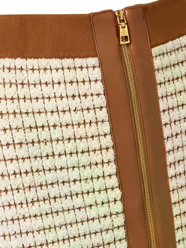 Elisabetta Franchi Zip-up Mini Skirt