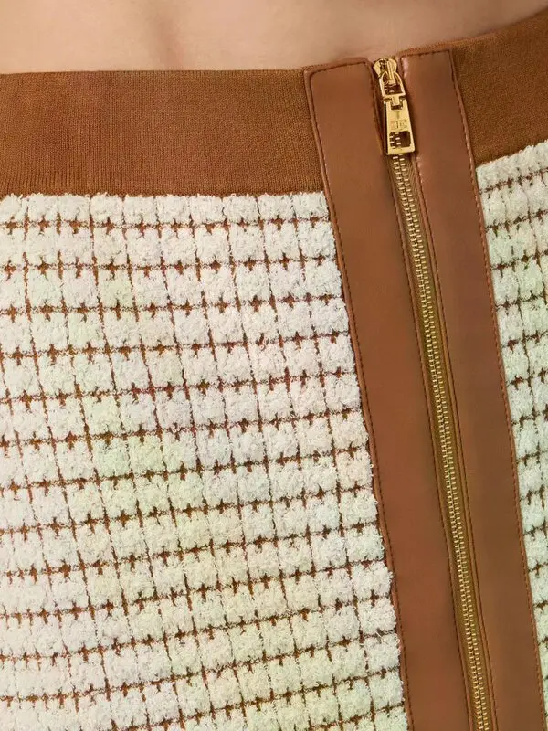 Elisabetta Franchi Zip-up Mini Skirt