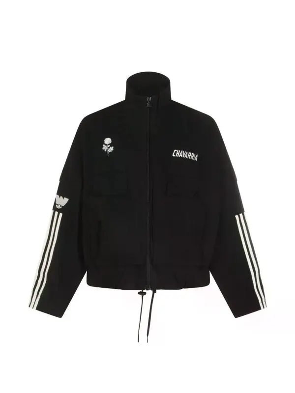 Adidas X Willy Chavarria Embroidered Jacket - Black