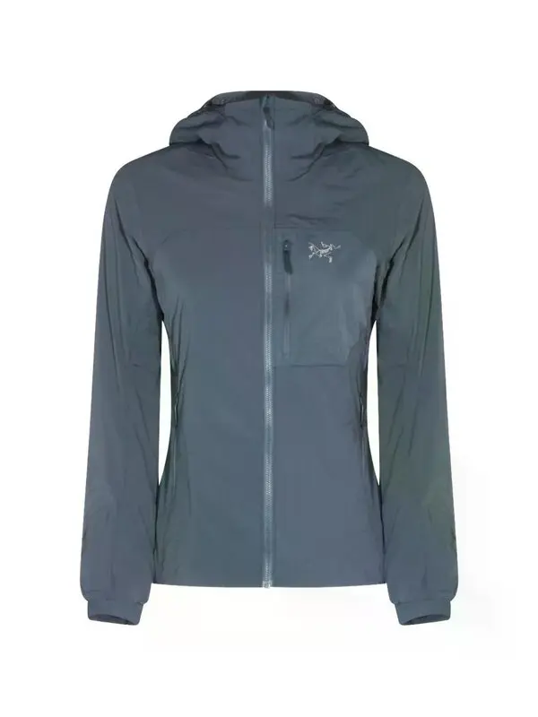 Arc'teryx Logo-embroidered Hooded Jacket - Blue