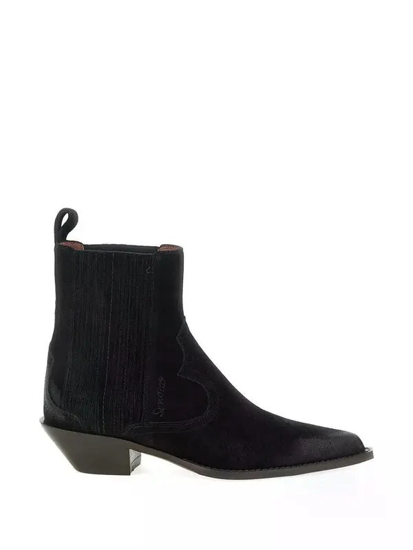 SONORA 35mm Hernan Pointed-toe Chelsea Boots - Black