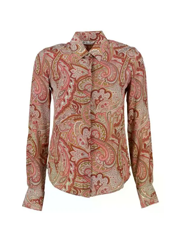 Loro Piana Paisley Print Long-sleeve Shirt - Neutrals
