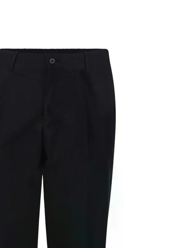 SANTANIELLO Pleated Trousers - Black