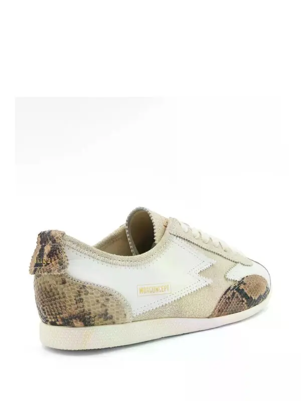 MOA CONCEPT Ikigai Snake-effect Panelled Sneakers
