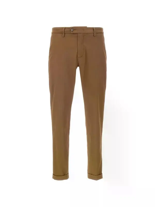 RE-HASH Slim-fit Trousers - Brown