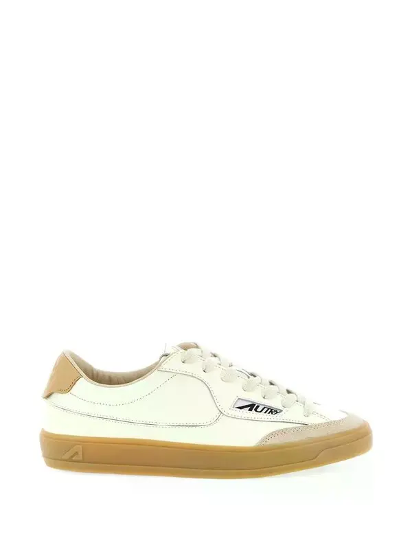 AUTRY Windscape Low Leather Sneakers - Neutrals