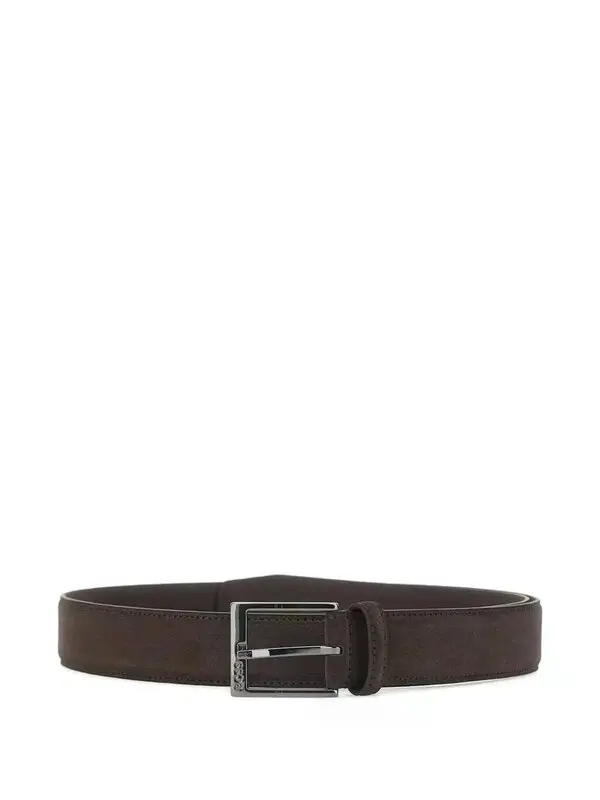 BOSS Suede Pin-buckle Belt - Brown
