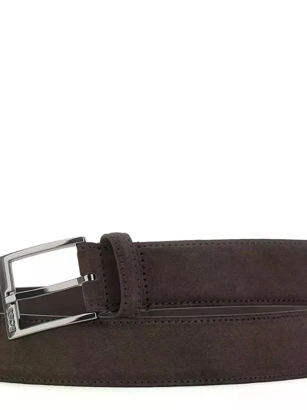 BOSS Suede Pin-buckle Belt - Brown