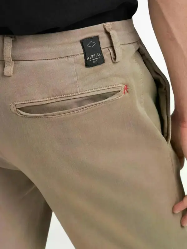 REPLAY Benni Hyperflex Trousers - Neutrals