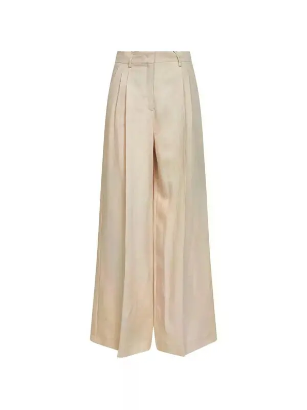 Max Mara Veliero Pleated Trousers - Neutrals