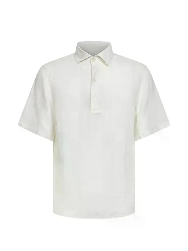 MC2 SAINT BARTH Raphael Linen Polo Shirt - Neutrals