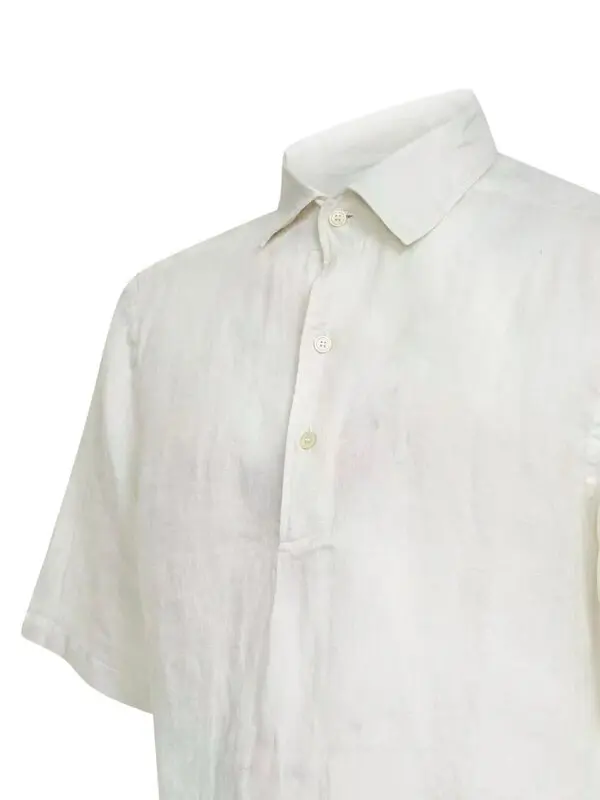 MC2 SAINT BARTH Raphael Linen Polo Shirt - Neutrals