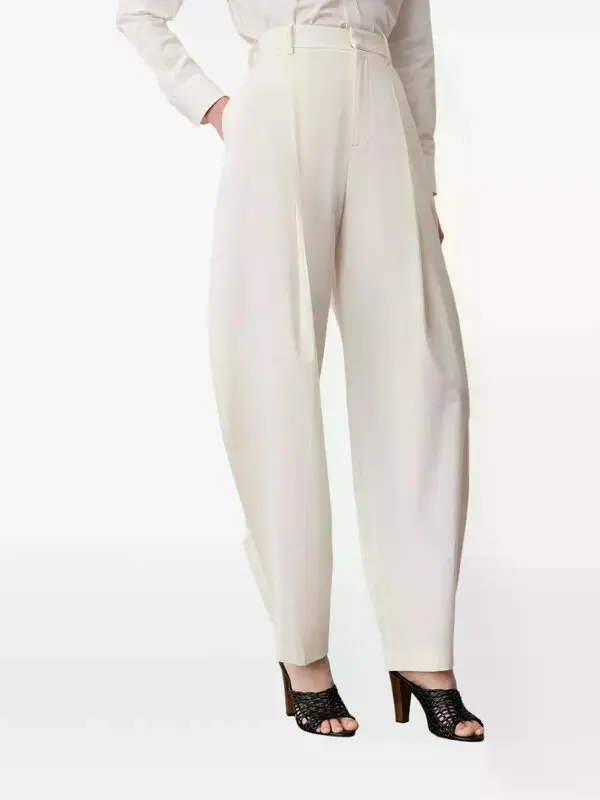 Ralph Lauren Harlo Pleated Trousers - Neutrals