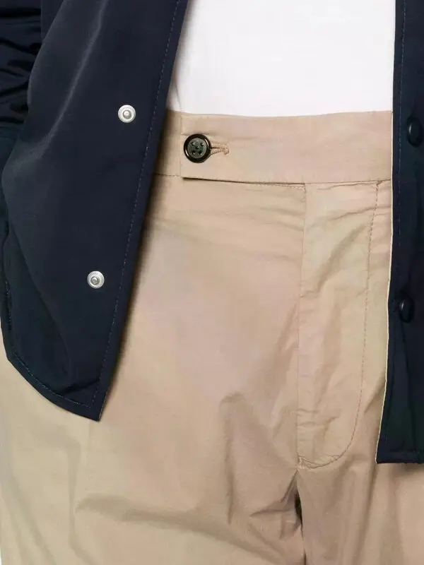 BERWICH Pleated Cuffed Trousers