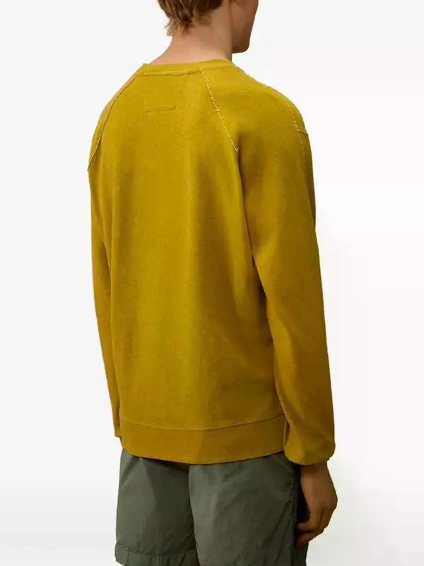 C.P. COMPANY Raw-edge Logo-embroidered Sweater