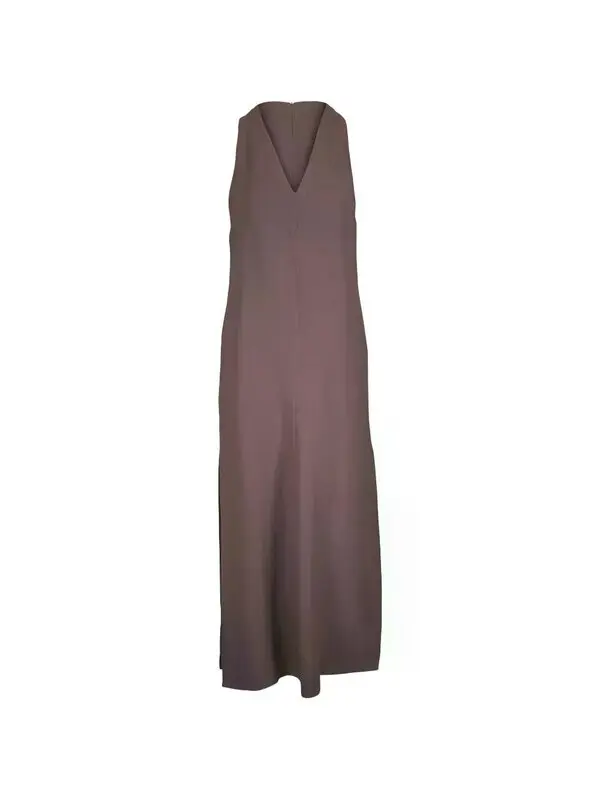 Brunello Cucinelli V-neck Maxi Dress