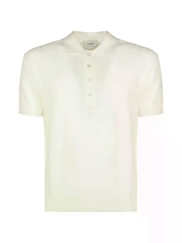 PAOLO PECORA Textured Polo Shirt