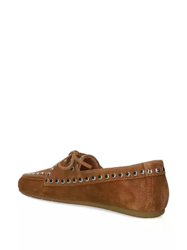 KENNEL&SCHMENGER Drop Studded Lace-up Loafers