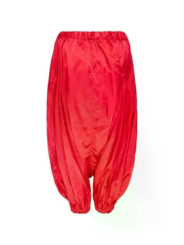 Comme Des Garçons Elasticated-waist Drop-crotch Trousers