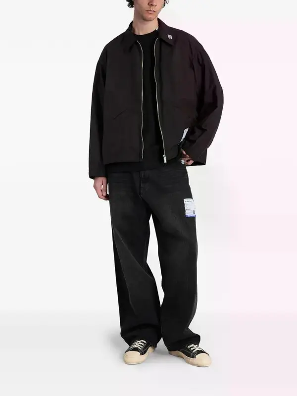 Mihara Yasuhiro Logo-patch Zip-up Jacket