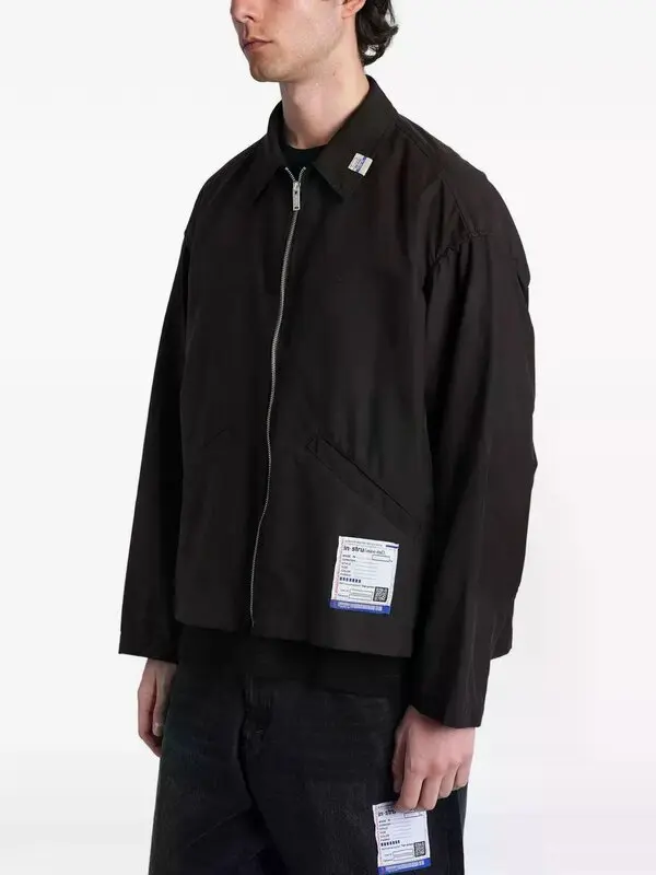 Mihara Yasuhiro Logo-patch Zip-up Jacket