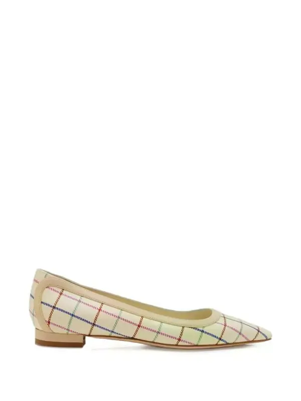 Manolo Blahnik Filotas Check-pattern Pumps