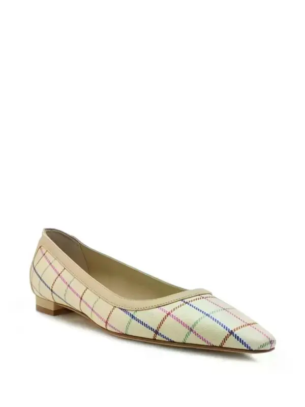 Manolo Blahnik Filotas Check-pattern Pumps
