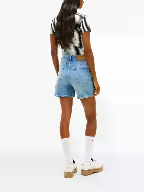 Tommy Hilfiger Logo-patch Denim Shorts