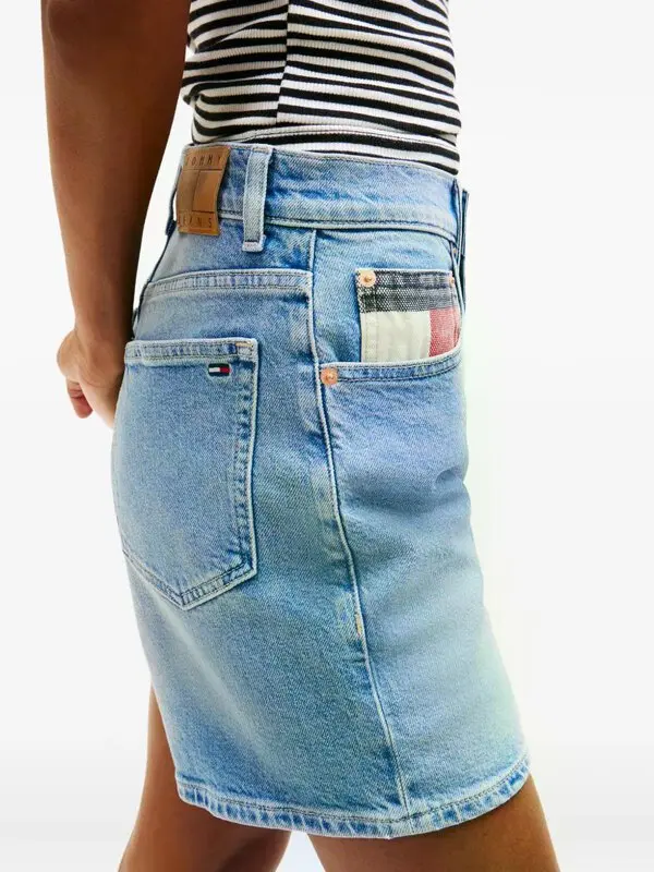 Tommy Hilfiger Logo-patch Denim Shorts