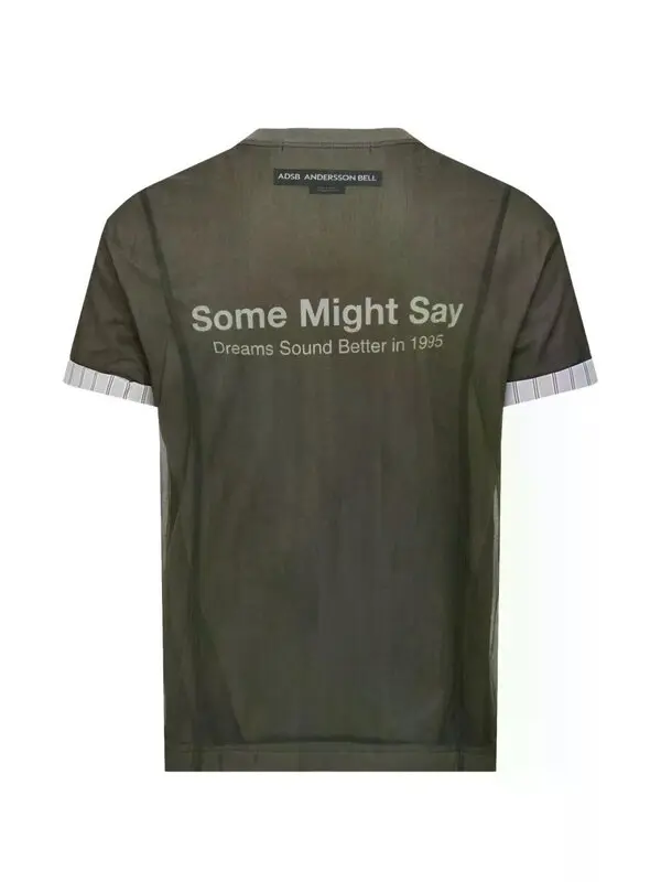 Andersson Bell Overlay Roll-up Cuffs T-shirt