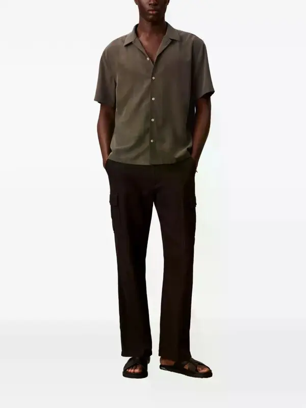 Calvin Klein Short-sleeved Camp-collar Shirt