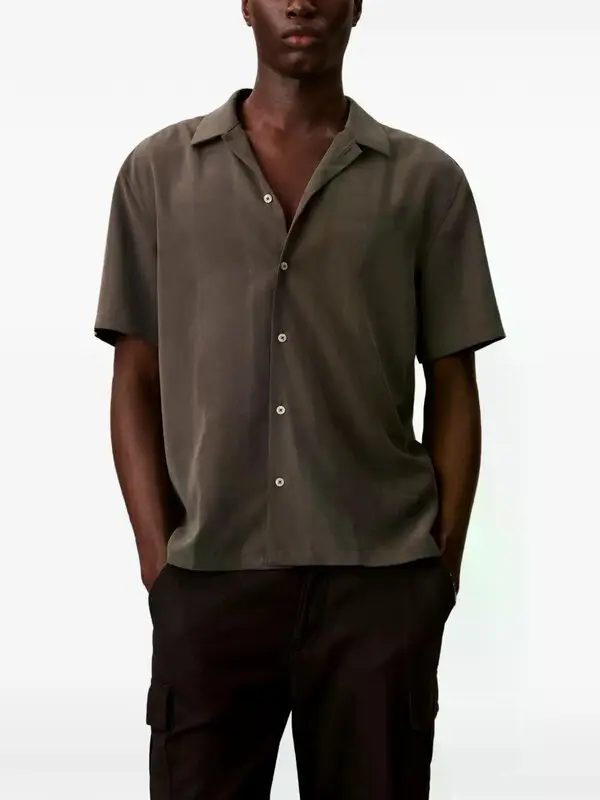 Calvin Klein Short-sleeved Camp-collar Shirt
