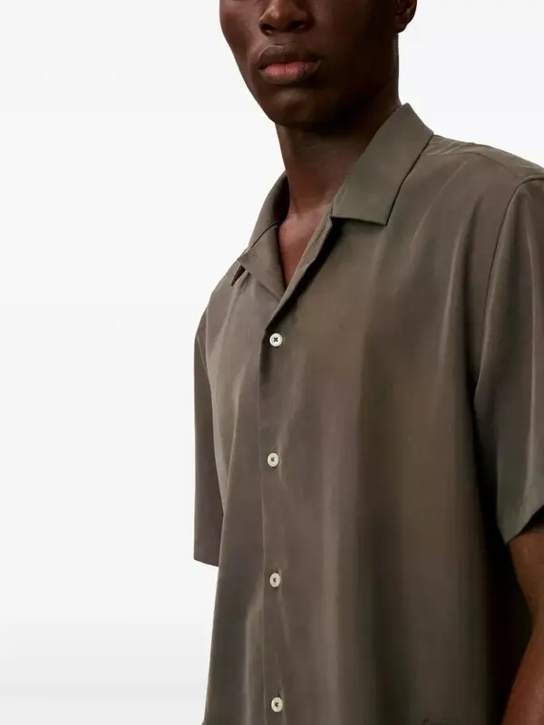 Calvin Klein Short-sleeved Camp-collar Shirt