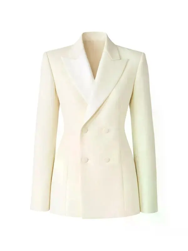 SA SU PHI Double-breasted Blazer With Peak Lapels