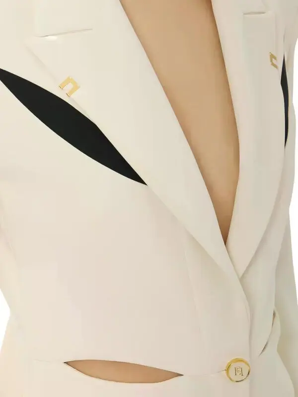 Elisabetta Franchi Cut-out Crêpe Jacket
