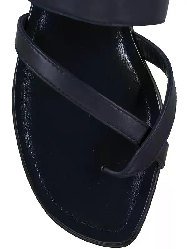 Manolo Blahnik Susa Toe-strap Slip-on Sandals - Blue