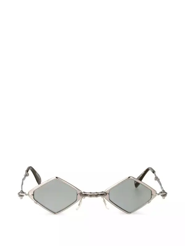KUBORAUM H80 Geometric-frame Sunglasses - Silver