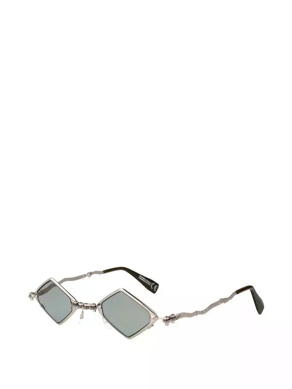 KUBORAUM H80 Geometric-frame Sunglasses - Silver