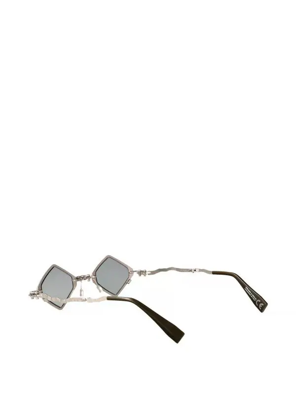 KUBORAUM H80 Geometric-frame Sunglasses - Silver