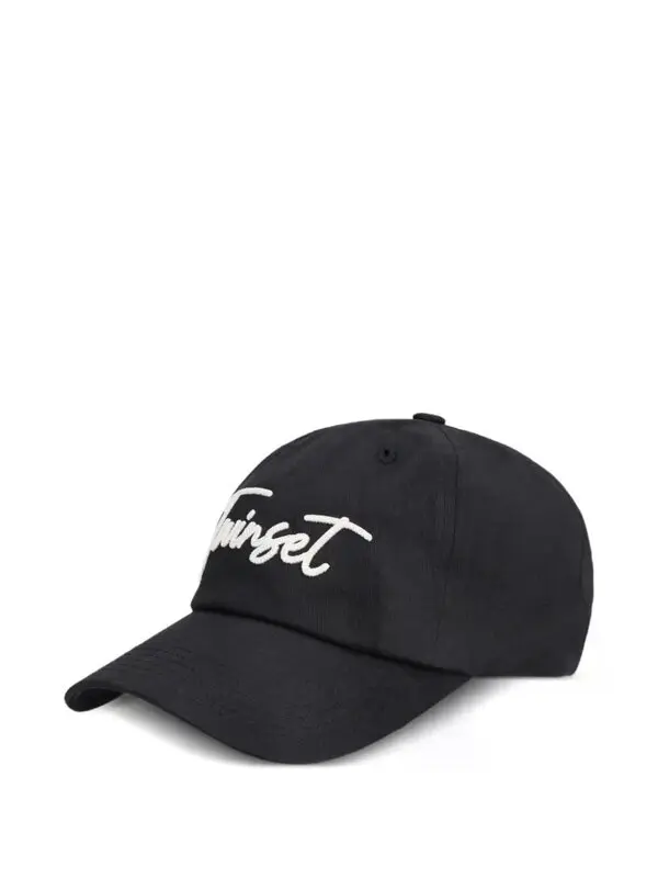 TWINSET Logo-embroidered Baseball Cap - Black