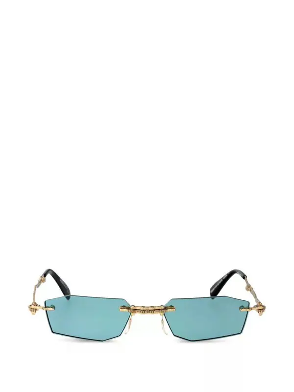 KUBORAUM Geometric Frame Sunglasses - Blue