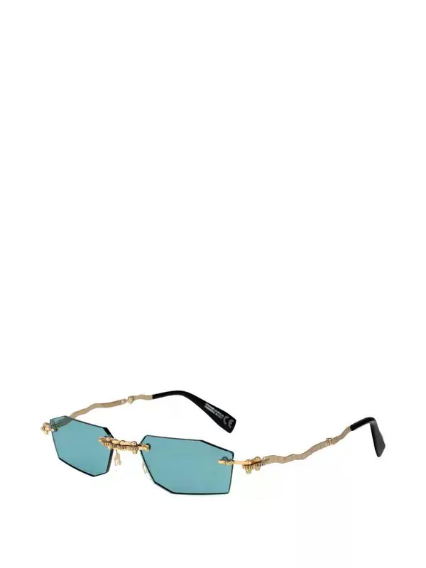 KUBORAUM Geometric Frame Sunglasses - Blue