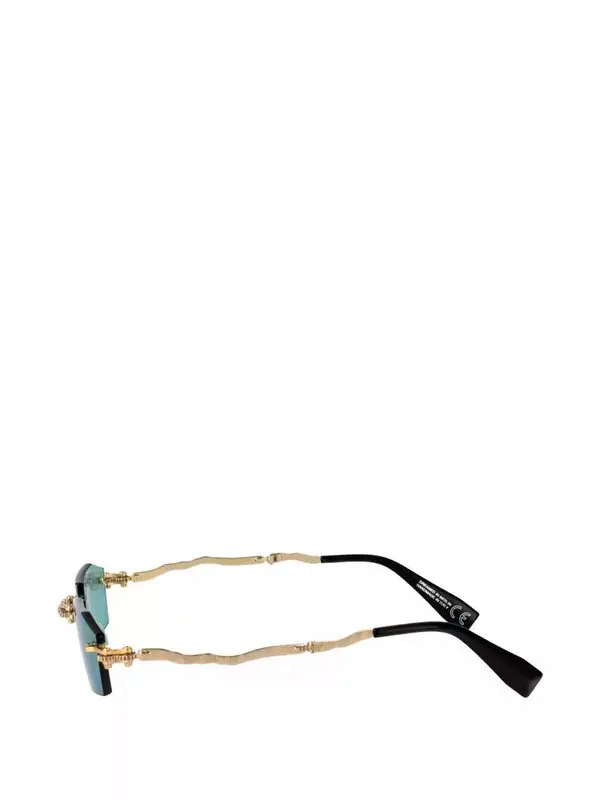 KUBORAUM Geometric Frame Sunglasses - Blue